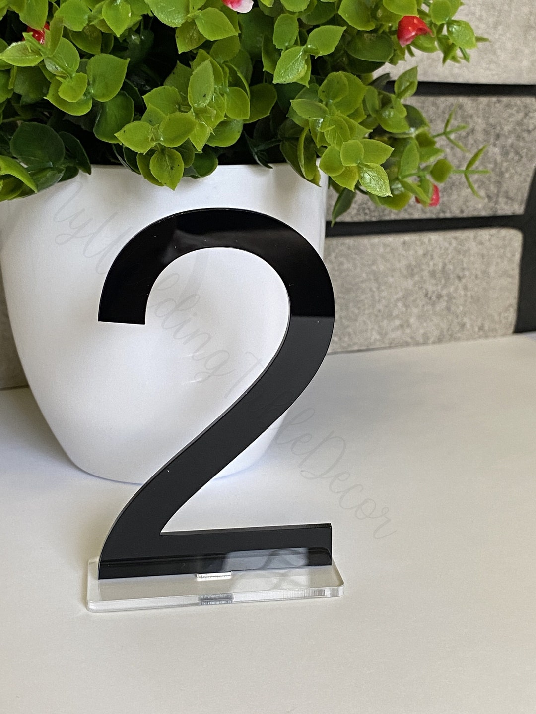 A Strict Classic Black Table Numbers Wedding Black Table Numbers ...