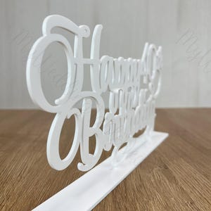 Happy Birthday Table Sign, Birthday Table Decorations, Happy Birthday ...