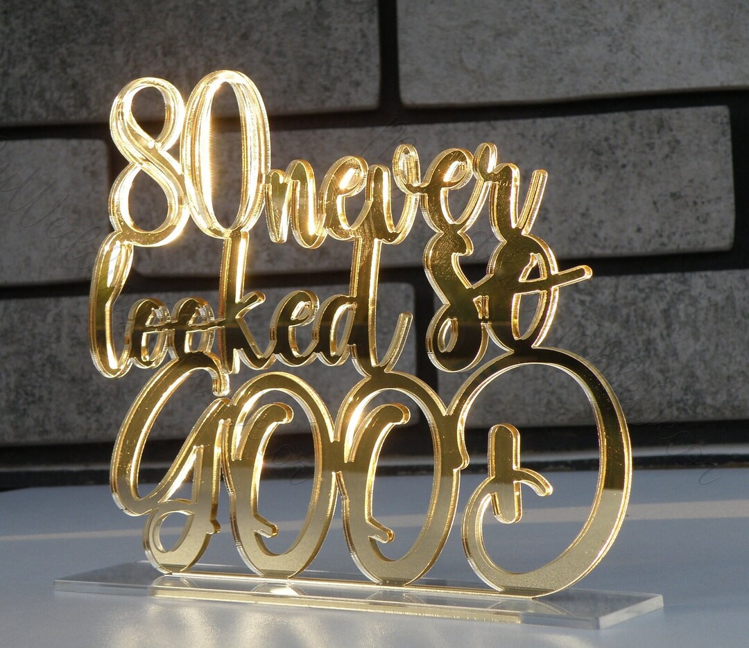 Freestanding Happy Birthday Sign Table Decoration Happy - Etsy