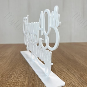 Happy Birthday Table Sign, Birthday Table Decorations, Happy Birthday ...