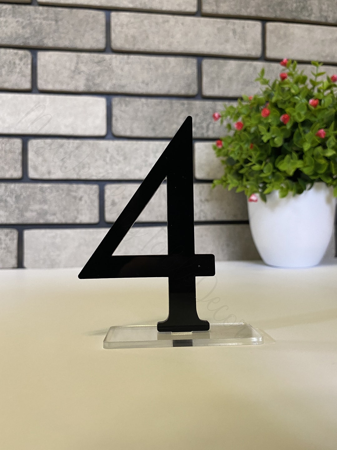 Cute Table Numbers Minimalist Table Numbers Classic Black Table Numbers ...