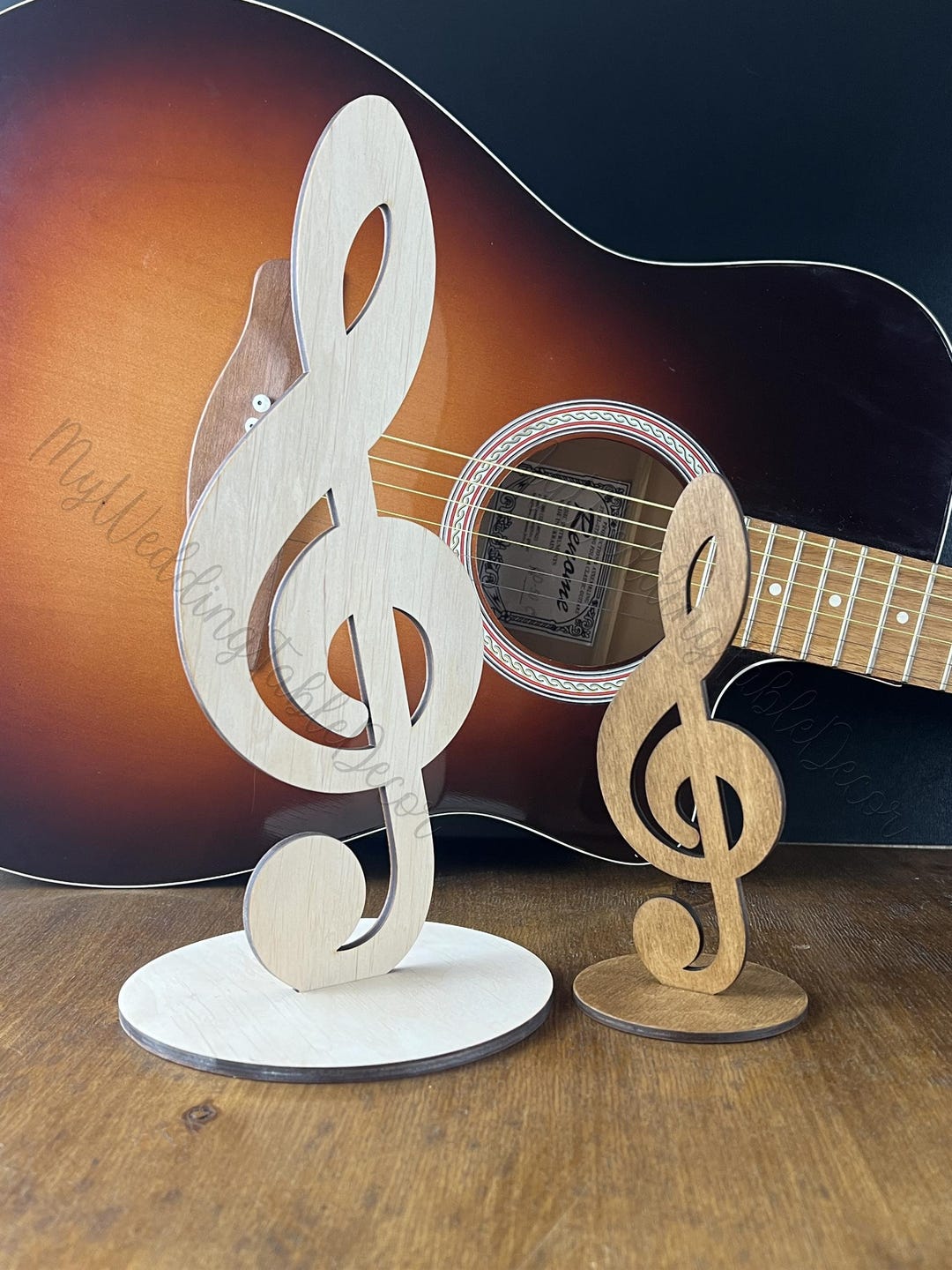 Music Note Centerpiece, Treble Clef Sign, Music Note Decorations, Music ...