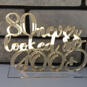 Freestanding Happy Birthday Sign Table Decoration, Happy Birthday Table ...