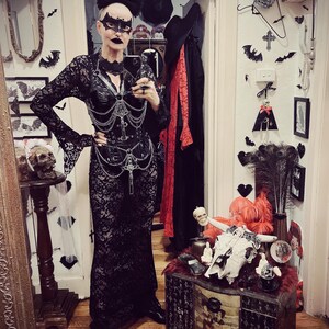 The Goddess Anna Crucifix /hand Harness, Belt & Earrings Set From ...