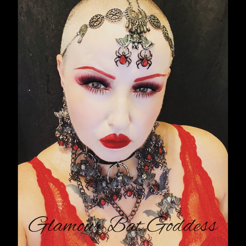 The Ruby Sinner Chain Belt With Crucifixes Necklace Choker & - Etsy