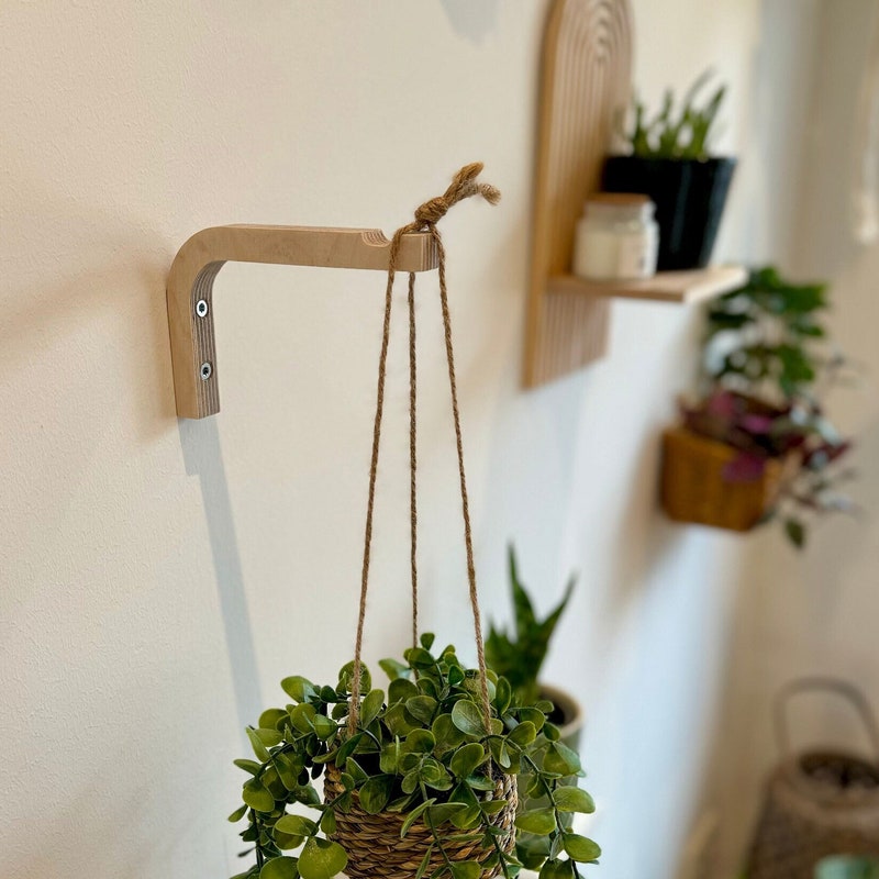 Wall Mounted Plant Hangers - Etsy
