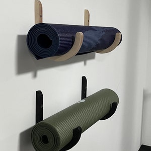 Yoga Mat Holder, Wall Mount, Sports Mat Storage, Gymnastics Mat Hook ...