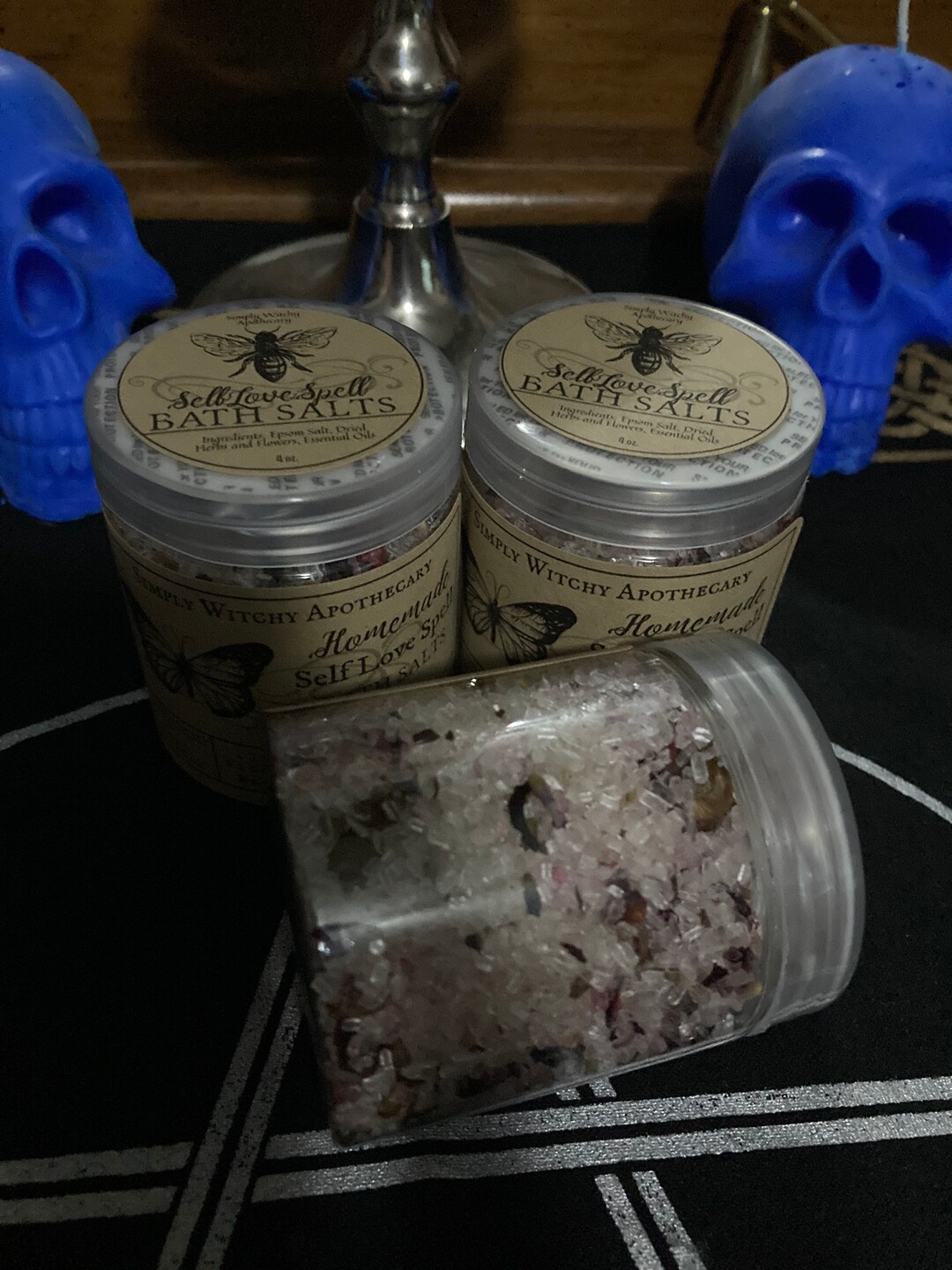 4 Ounces Bath Salts Self Love Spell Bath Salts Relaxation Balt Salts ...