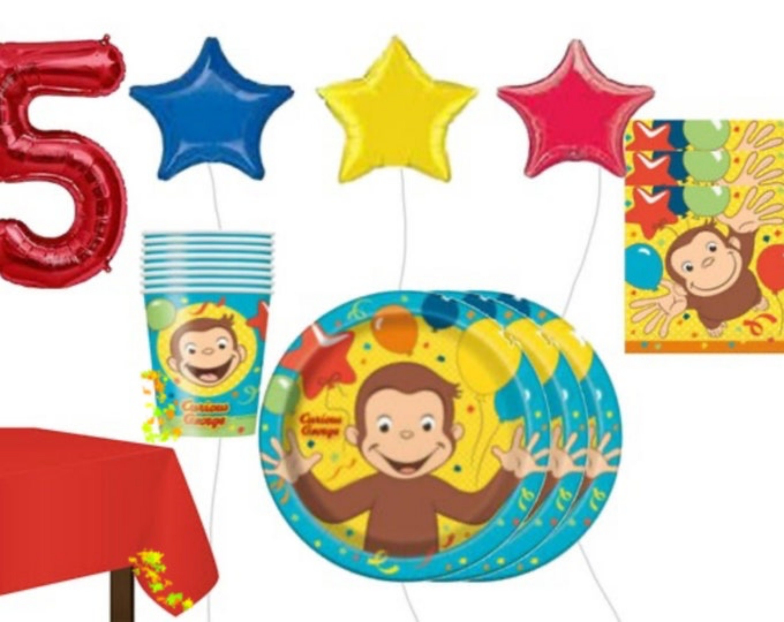 Curious George Birthday Balloons