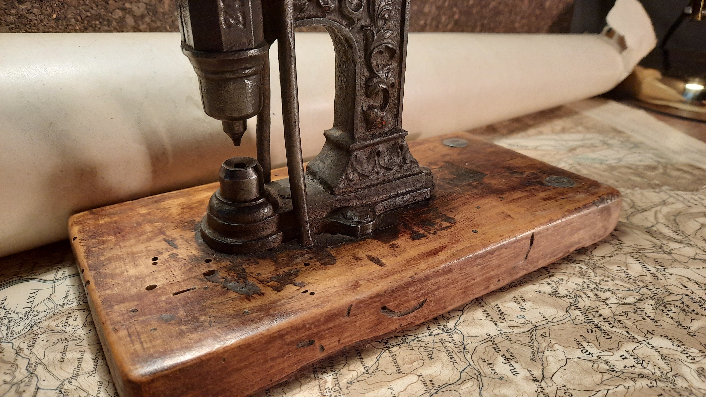 Buy Old Vintage Cast Iron Leather Craft Tool Victorian Era Between 1850 ...