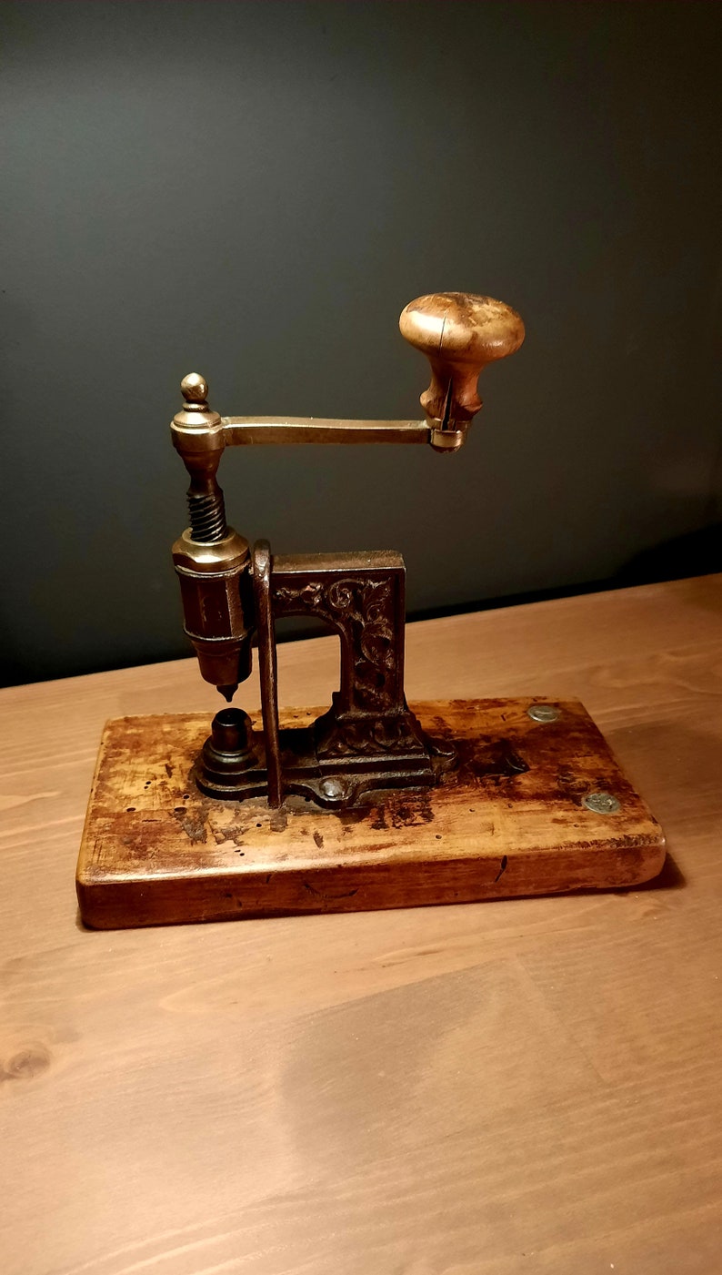 Old Vintage Cast Iron Leather Craft Tool Victorian Era Between 1850 and ...