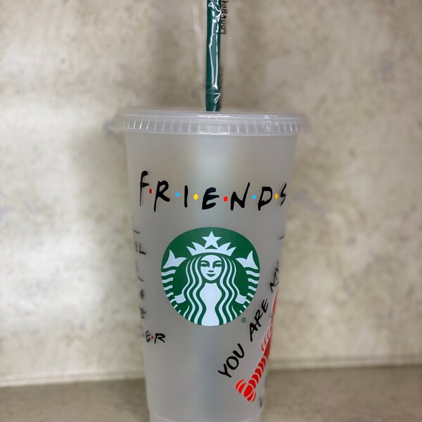 Friends Starbucks Cup - Etsy