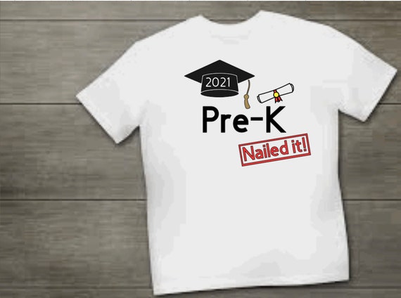 2021 Pre-K Grad /Preschool Graduation /Pre-k Graduation shirt | Etsy