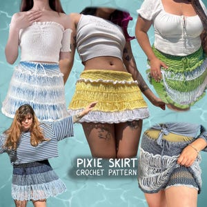 Pixie Skirt & Skort Crochet Pattern - Etsy