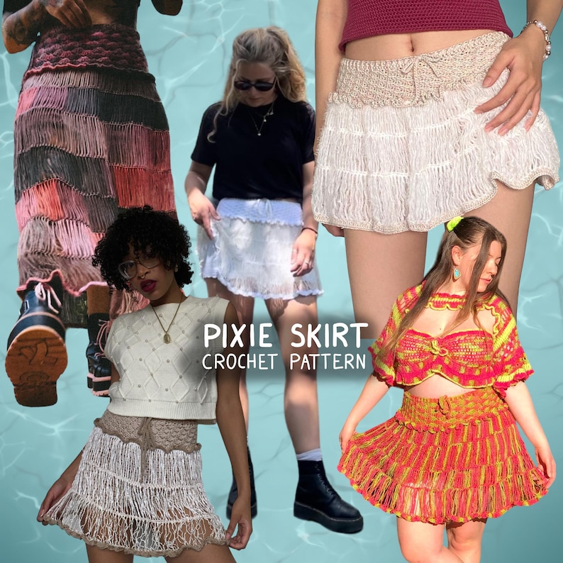 Pixie Skirt & Skort Crochet Pattern - Etsy