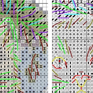 Weasel Pattern PDF Cross Stitch Animal Forest Embroidery Lkacross ...