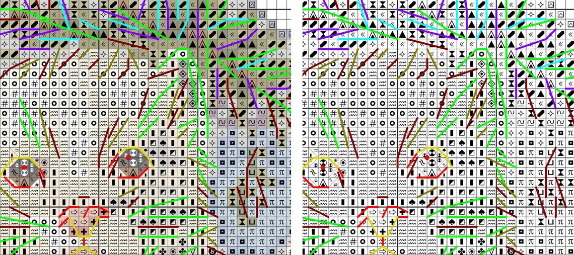 Weasel Pattern PDF Cross Stitch Animal Forest Embroidery Lkacross ...