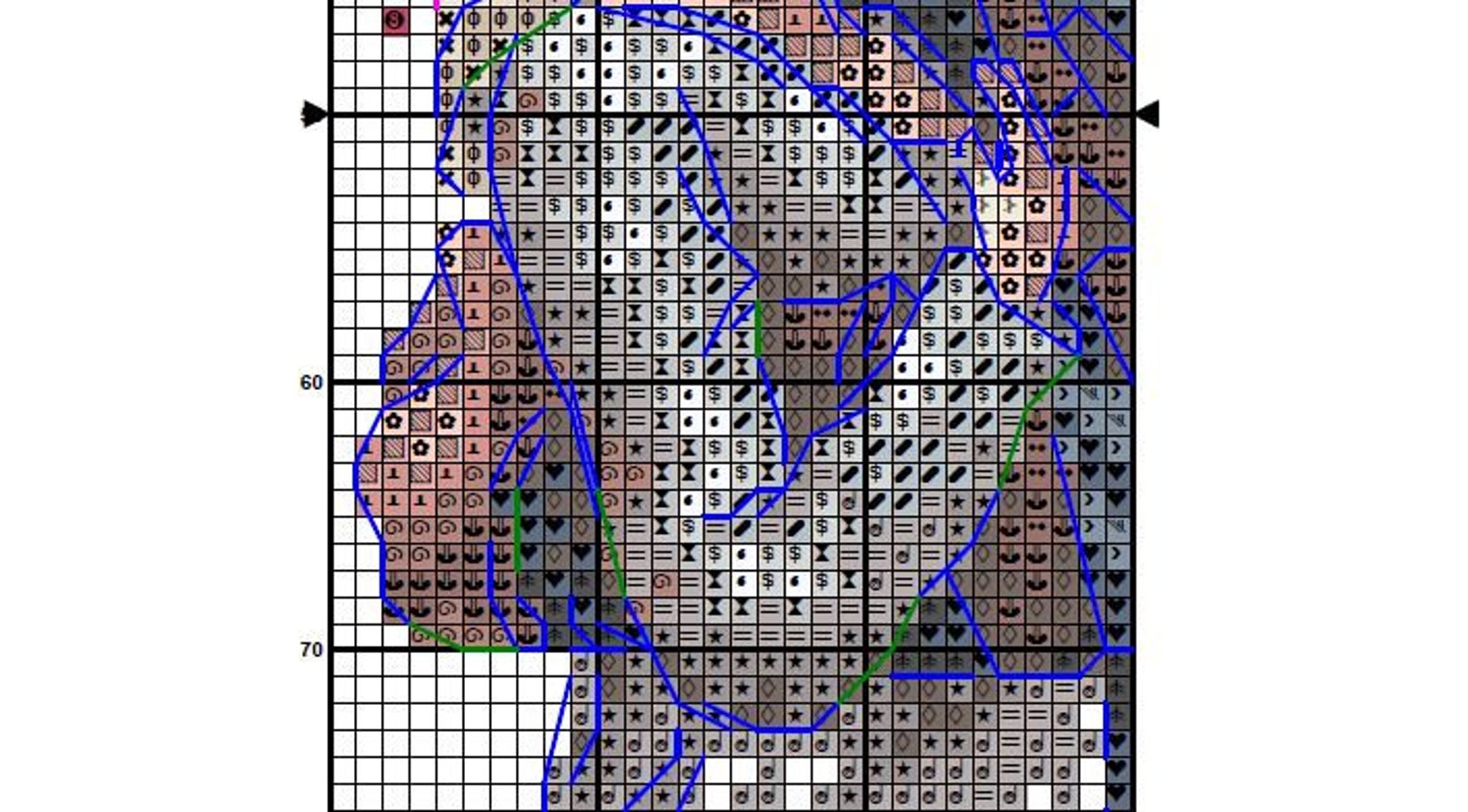 Gerald Ciri Witcher Bookmark Pattern PDF Cross Stitch Embroidery ...