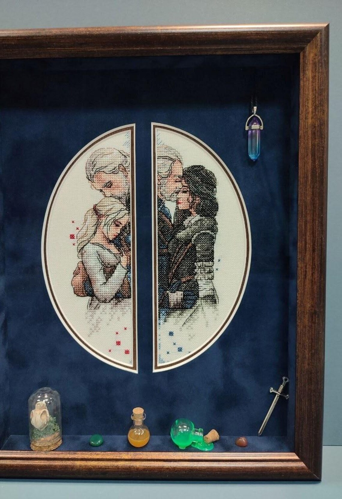 Gerald Ciri Witcher Bookmark Pattern PDF Cross Stitch Embroidery ...