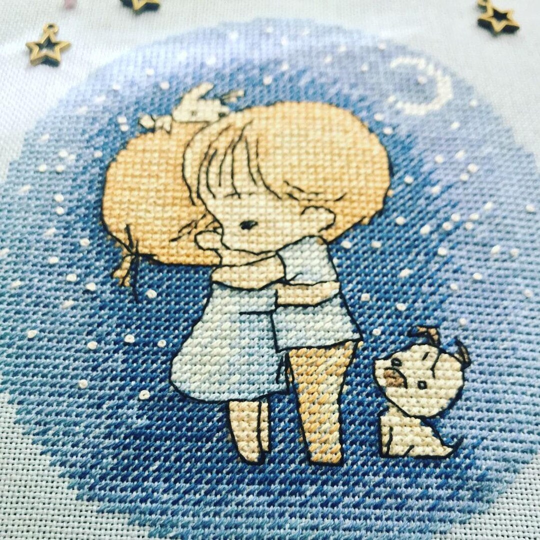 Children and Hugs Mini Cross Stitch Pattern: Summer Love Embroidery ...