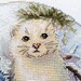 Weasel Pattern PDF Cross Stitch Animal Forest Embroidery Lkacross ...