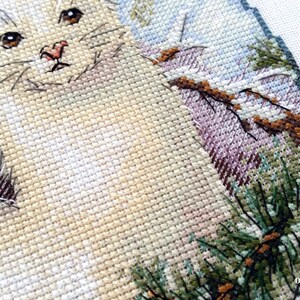 Weasel Pattern PDF Cross Stitch Animal Forest Embroidery Lkacross ...