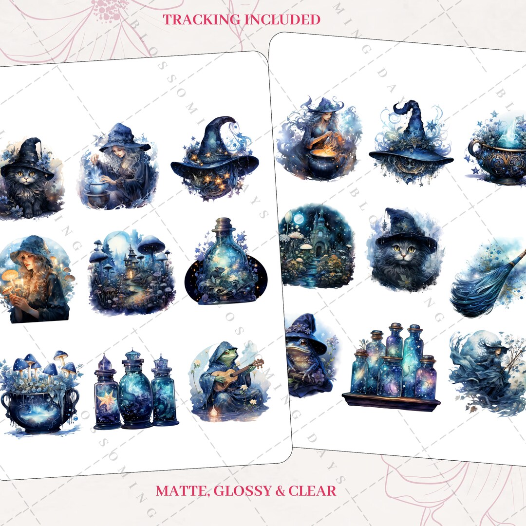 Witching Blue Brew, Witch, Woodland, Mushroom, Potion, Frog, Magic ...