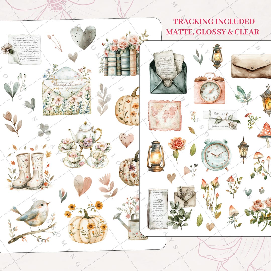 Cute Cozy Autumn Fall Vibe, Cottagecore, Letters, Floral, Pumpkin ...