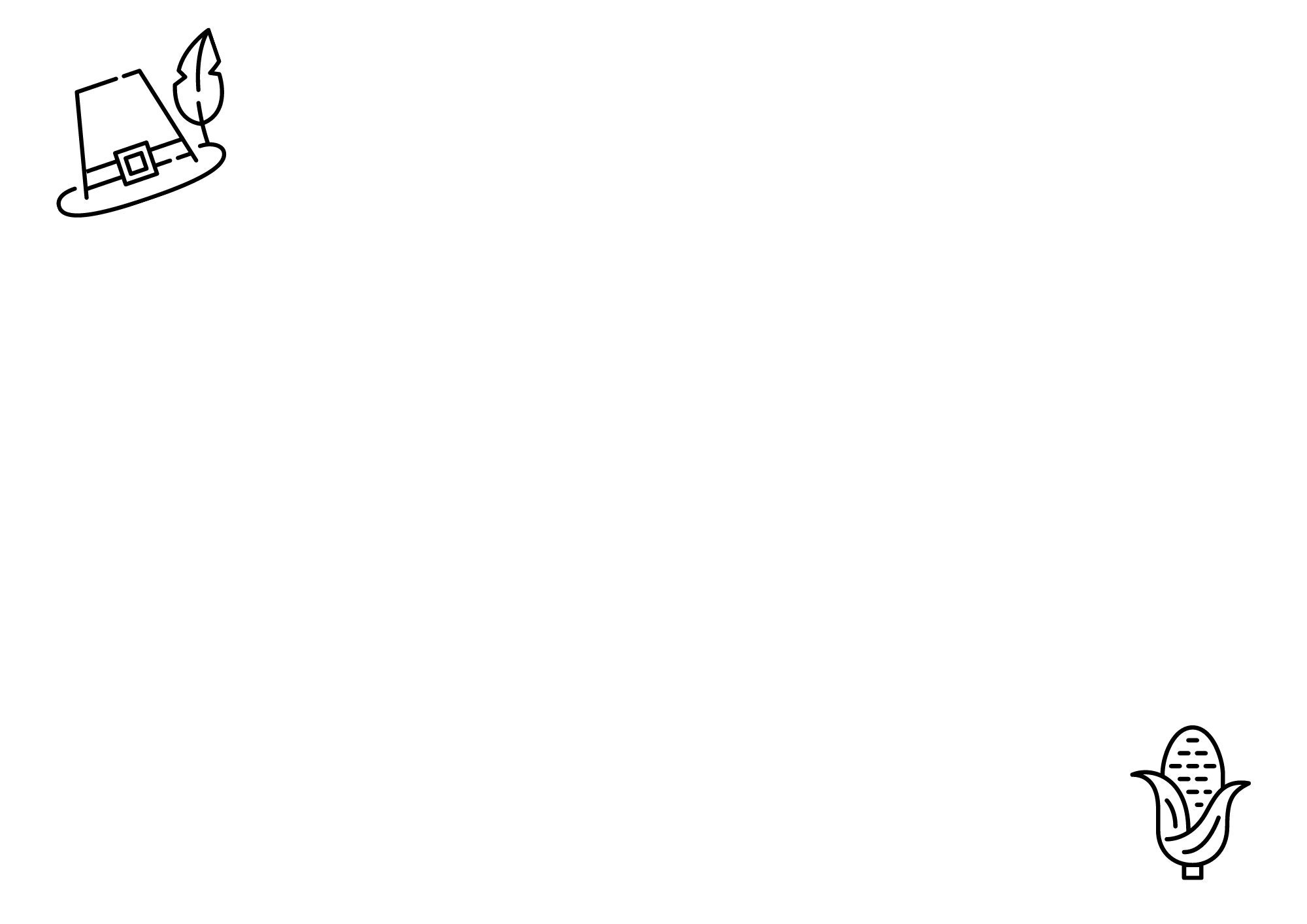 PRINTABLE Color-in Thanksgiving Card | Children's DIY Thanksgiving ...