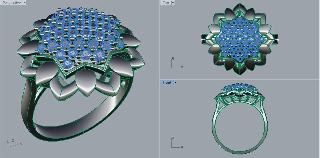 50 Pcs 3dm Model Man and Women Mixed Rings - Etsy