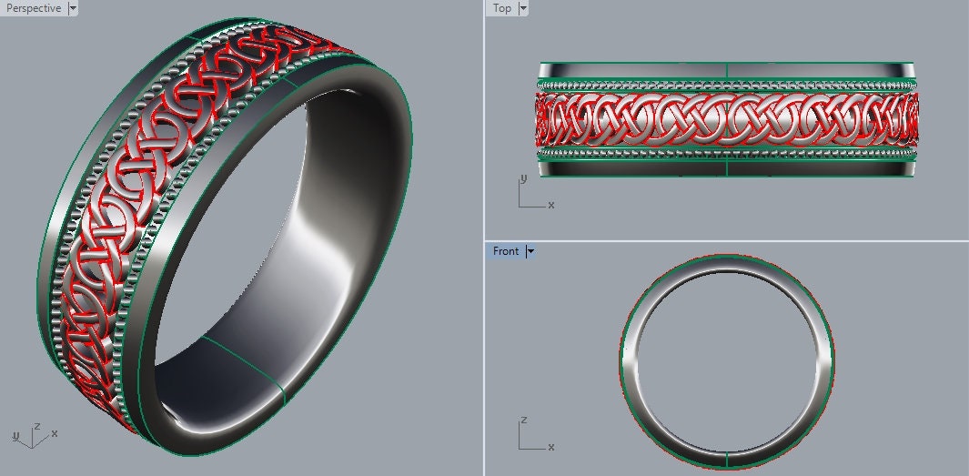 50 Pcs 3dm Model Man and Women Mixed Rings - Etsy