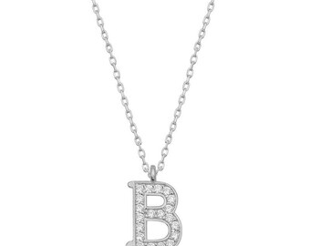 Letter "b" Necklace - Etsy