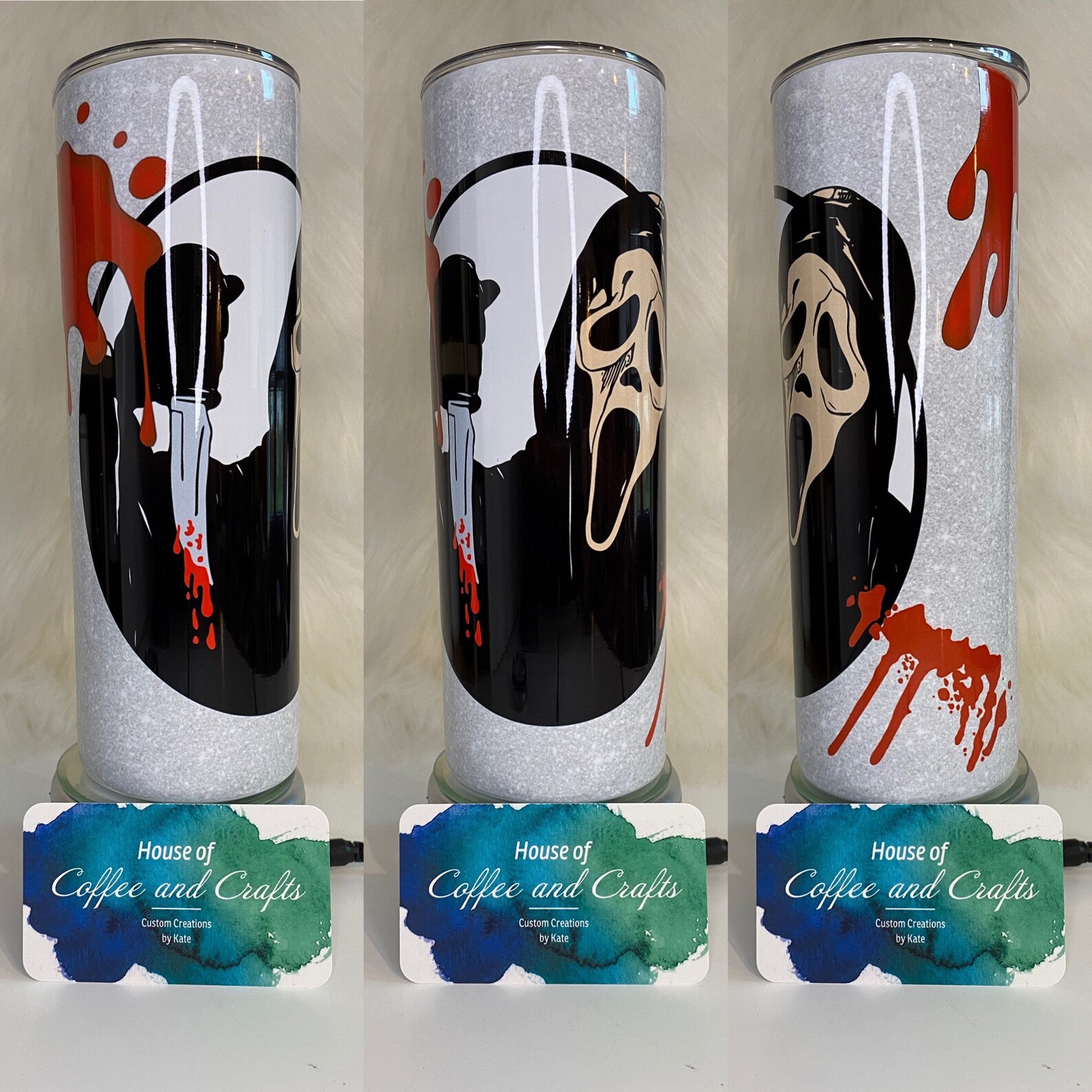 Scream Tumbler Horror Tumbler Halloween Tumbler Custom | Etsy