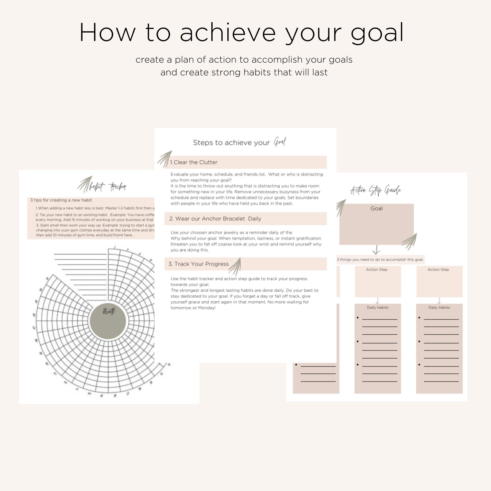 Goal Setting Journal - Etsy