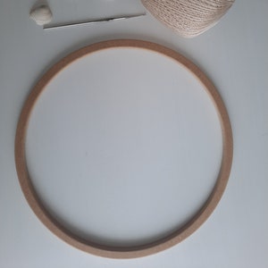 Wooden Hoop, Hoop for Dream Catchers, Plywood Ring for Crafts ...