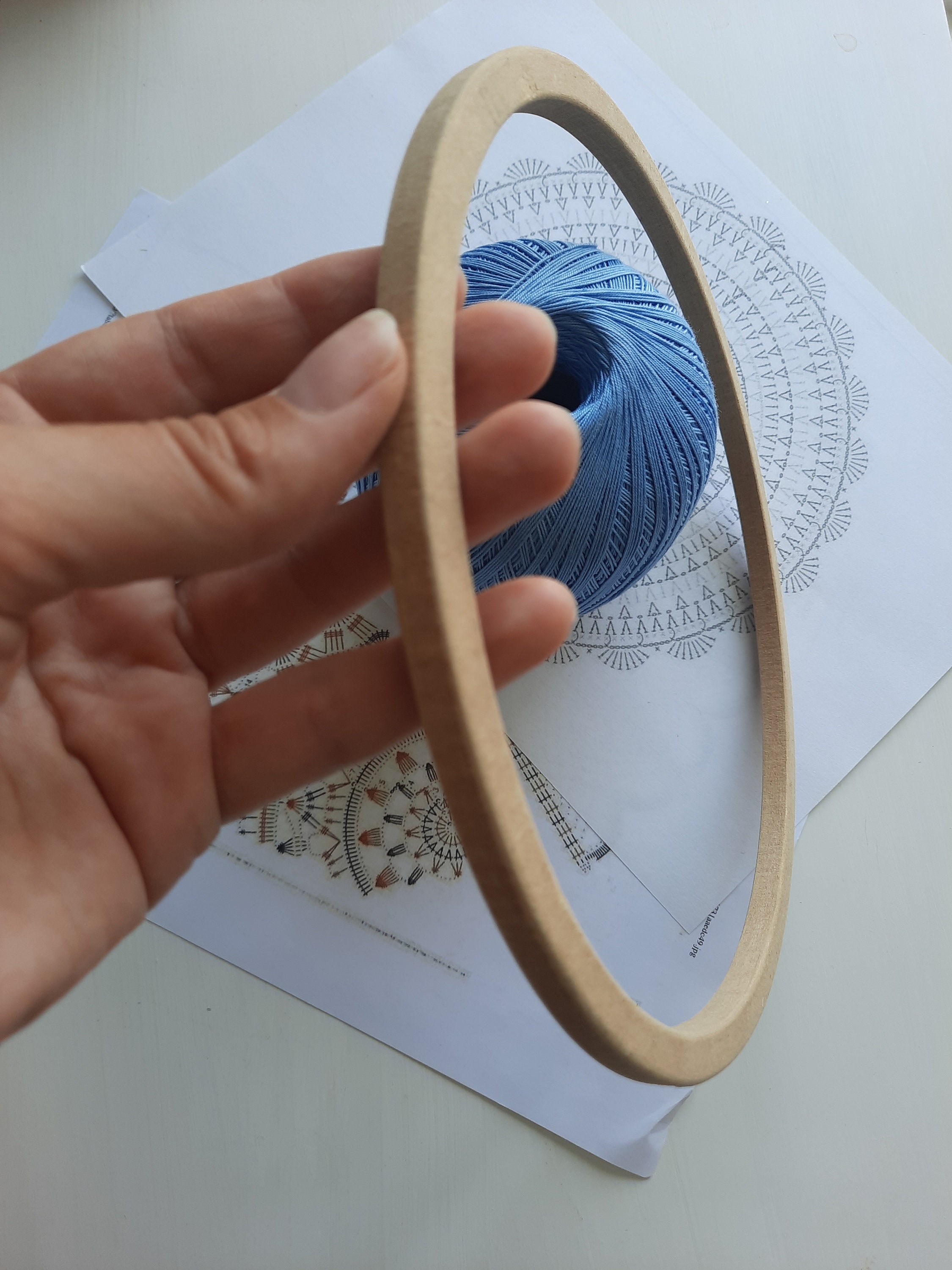 Set for Craft Creator, Craft Making Material, Set of Wooden Hoop and ...