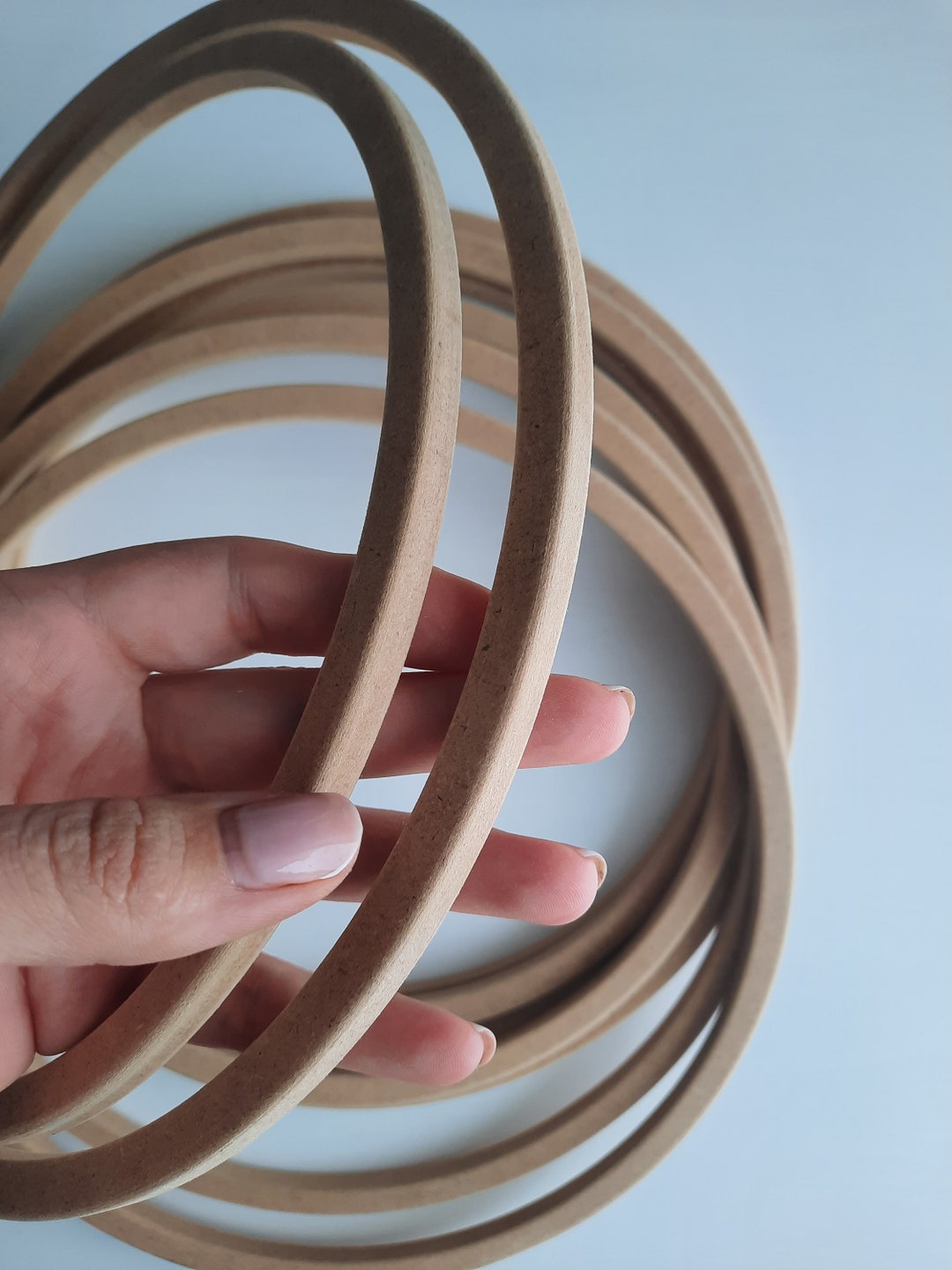 Wooden Hoop, Hoop for Dream Catchers, Plywood Ring for Crafts ...