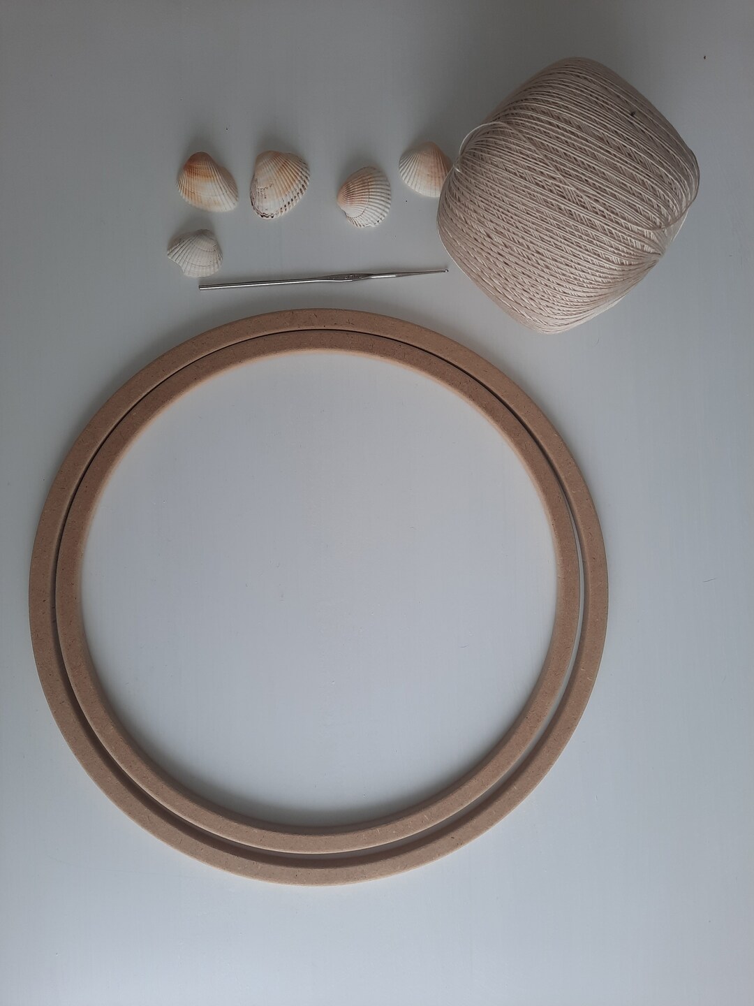 Wooden Macrame Hoop, Wooden Hoop, Base for Decoration, Plywood Ring for ...
