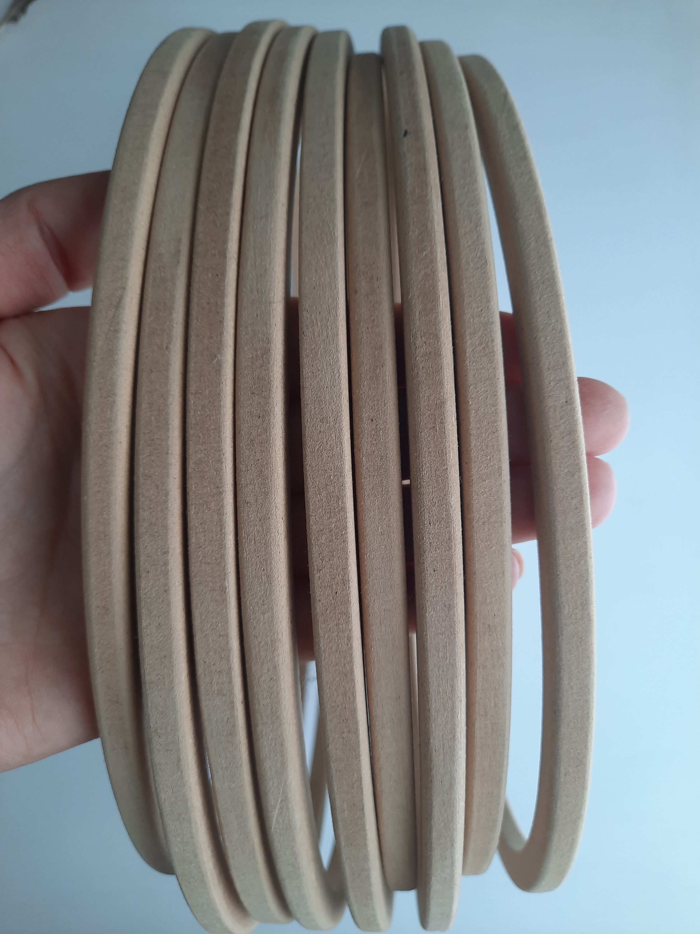 Wooden Hoop, Hoop for Macrame, Plywood Ring for Dream Catcher, Simple ...