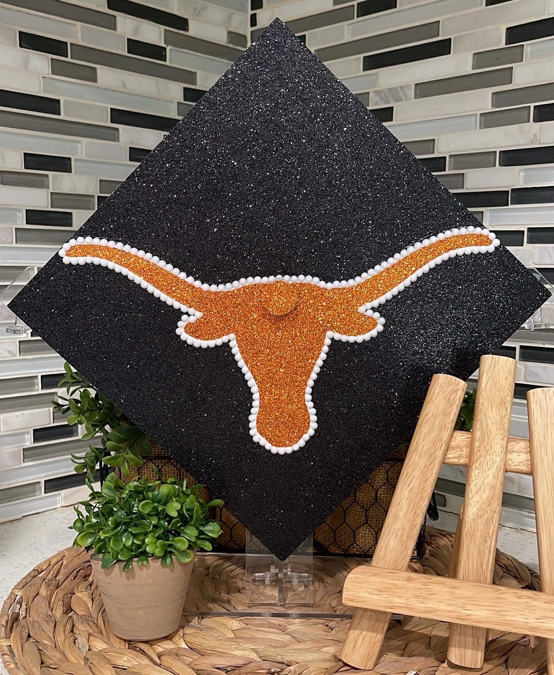 2025 Grad Cap Texas Grad Topper Grad Cap Texas Design Graduation ...