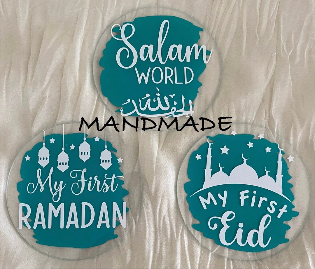 Islamic Baby Milestones, Muslim Newborn Gift, Ramadan Gift, Eid Gift ...
