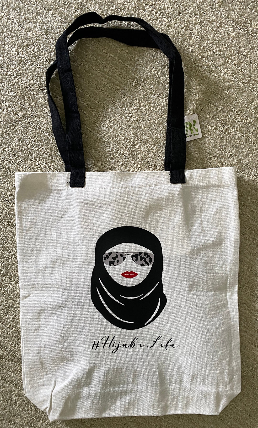Hijab Tote Bag, Muslim Gift, Islamic Gift, Bridesmaid Gift, Islamic ...