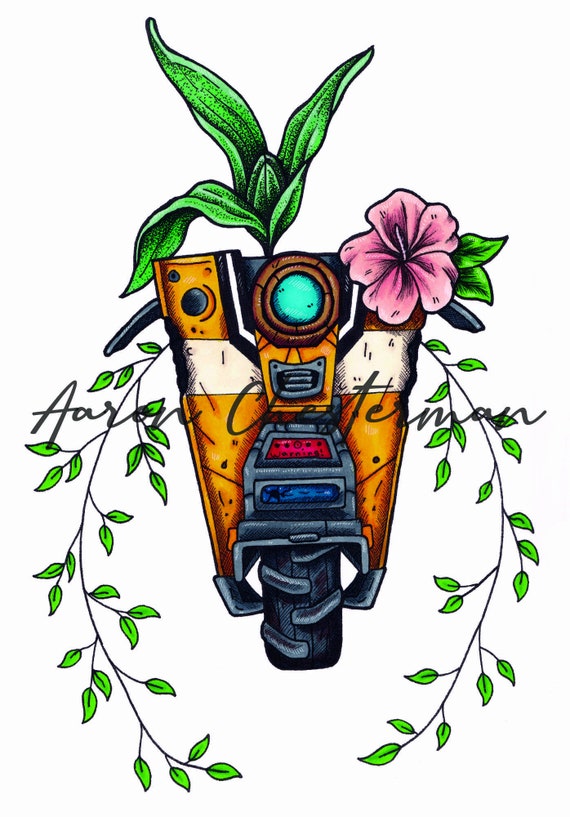 Borderlands 2 Claptrap Drawing