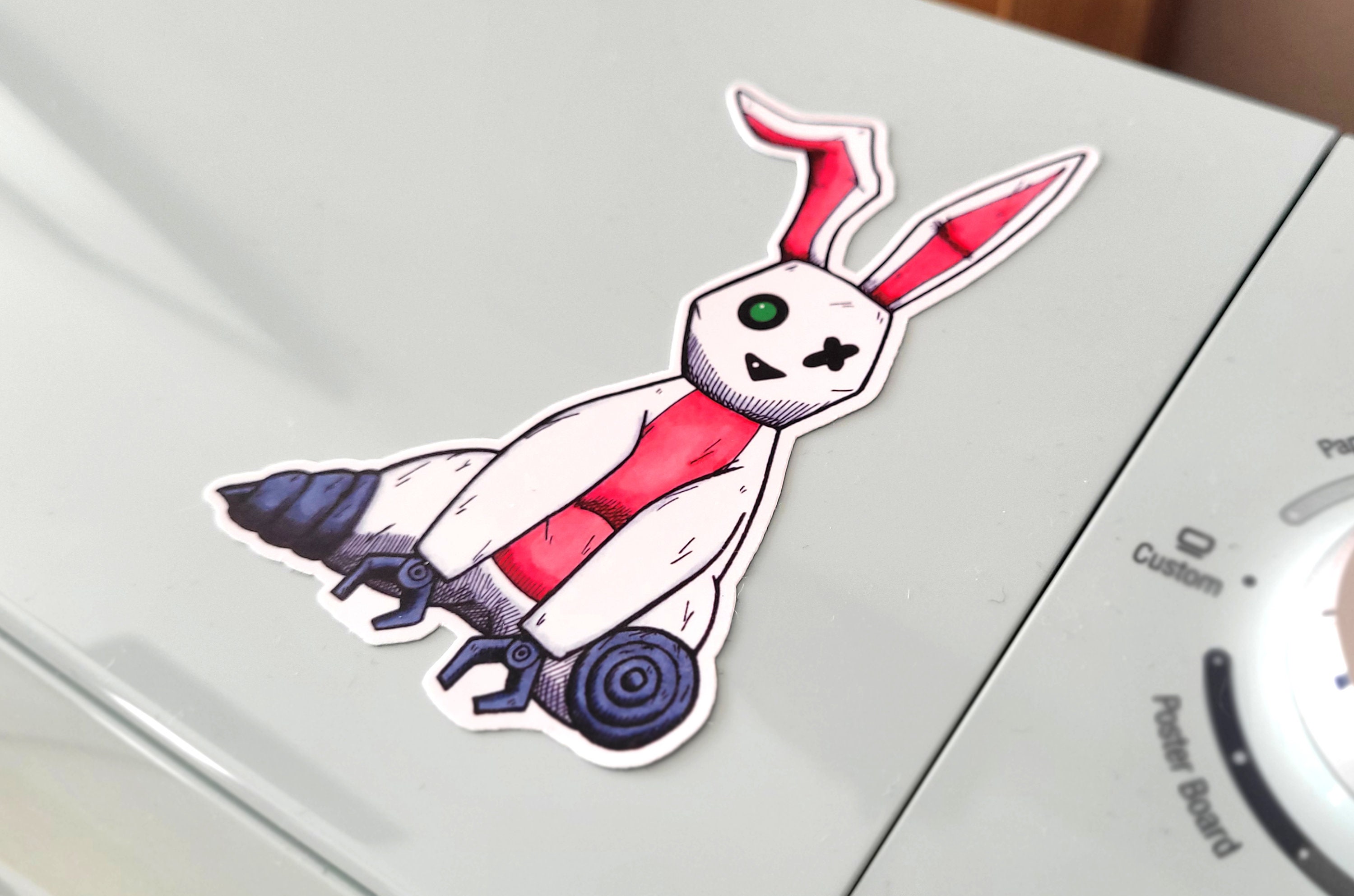 Tiny Tina Rabbit Sticker // Borderlands Sticker // Tiny - Etsy