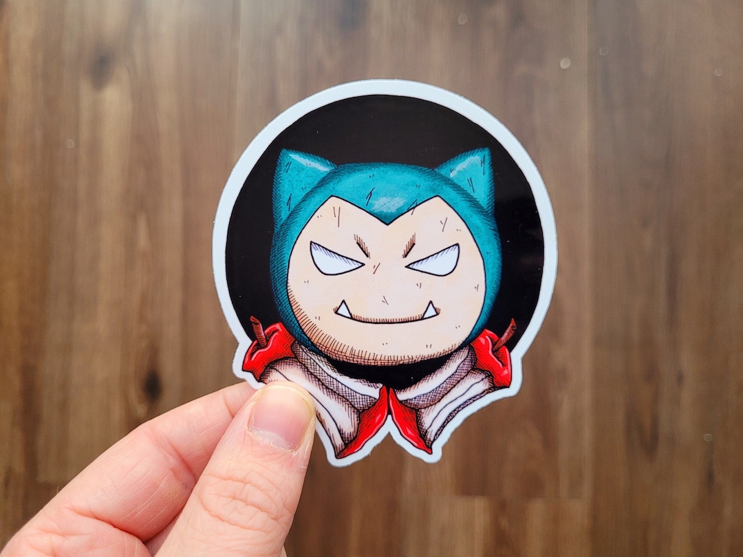 Snorlax Pokemon Sticker // Pokemon Tattoo Style - Etsy