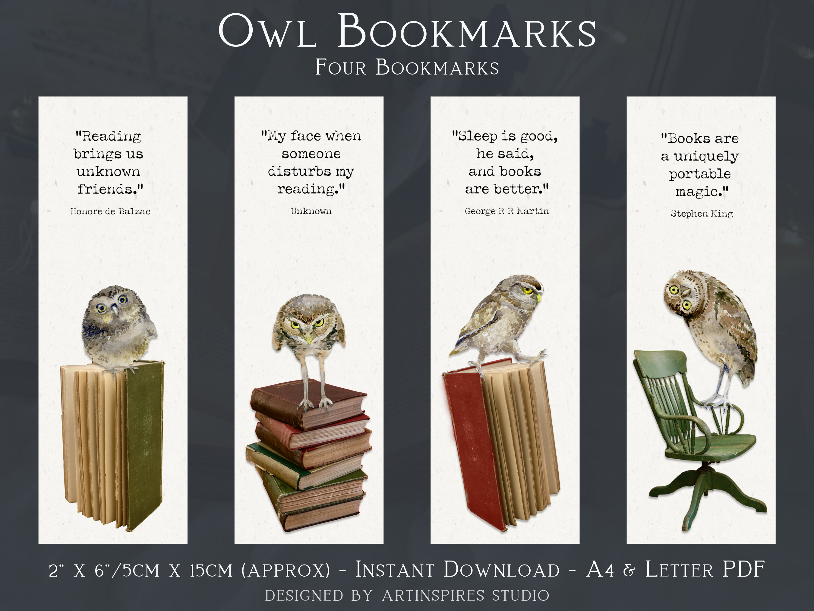 Owl Reading A Book Clipart Author