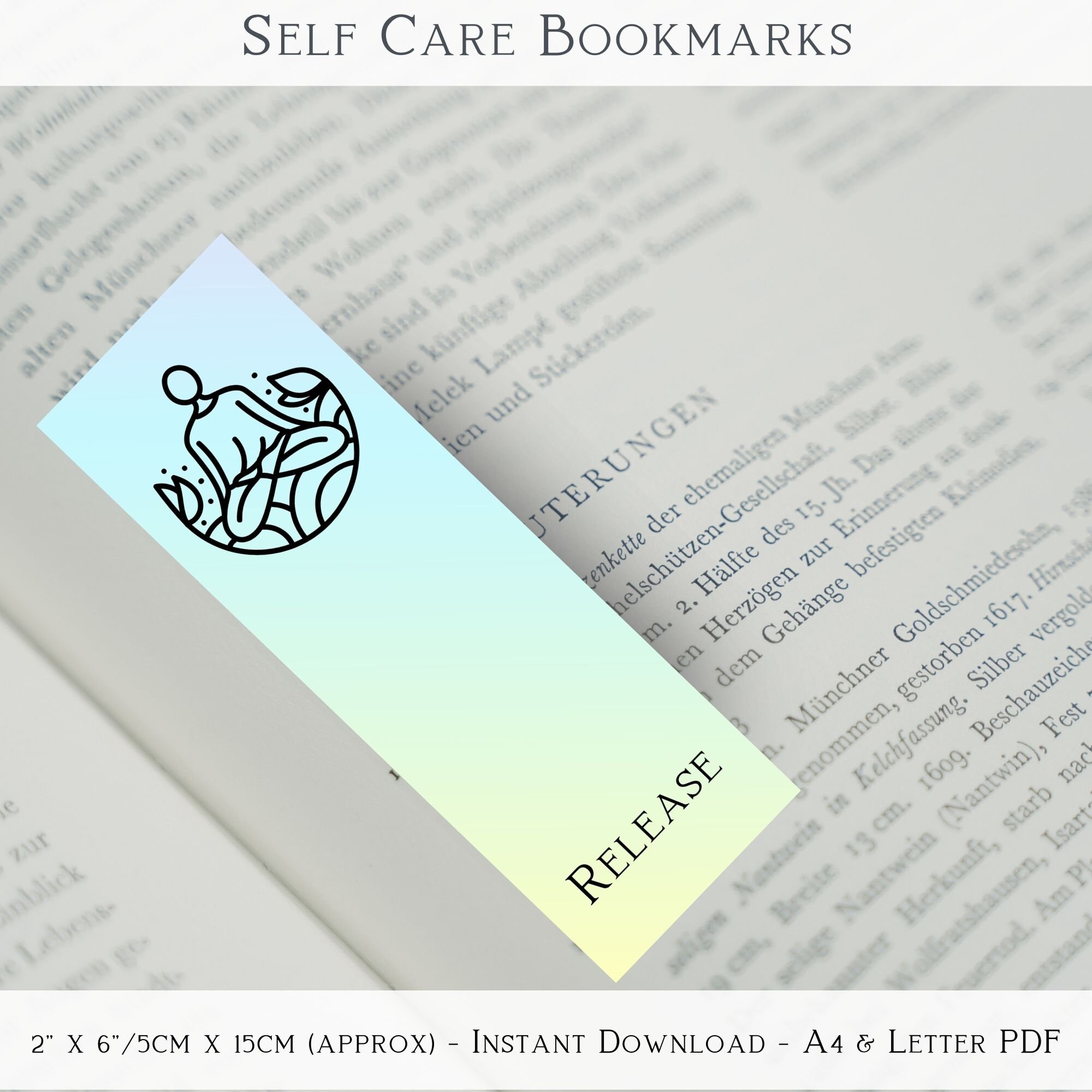 Printable Zen Bookmarks, INSTANT DOWNLOAD, Printable Bookmark, Book ...