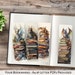 Dragon Book Pile Bookmarks, INSTANT DOWNLOAD, Book Lovers Gift, Reading ...