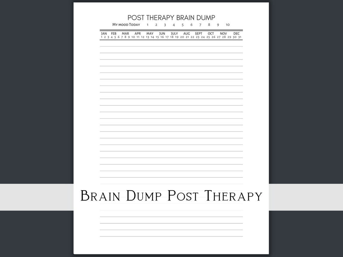 Therapy Notes Printable Printable Therapist Notes Mental - Etsy