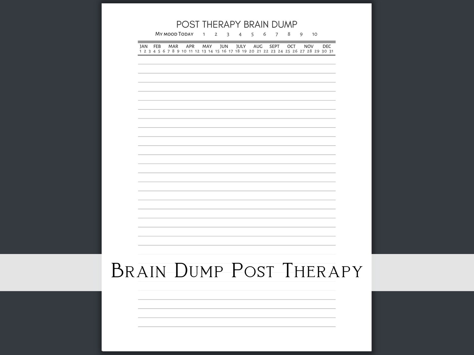 Therapy Notes Printable Printable Therapist Notes Mental - Etsy